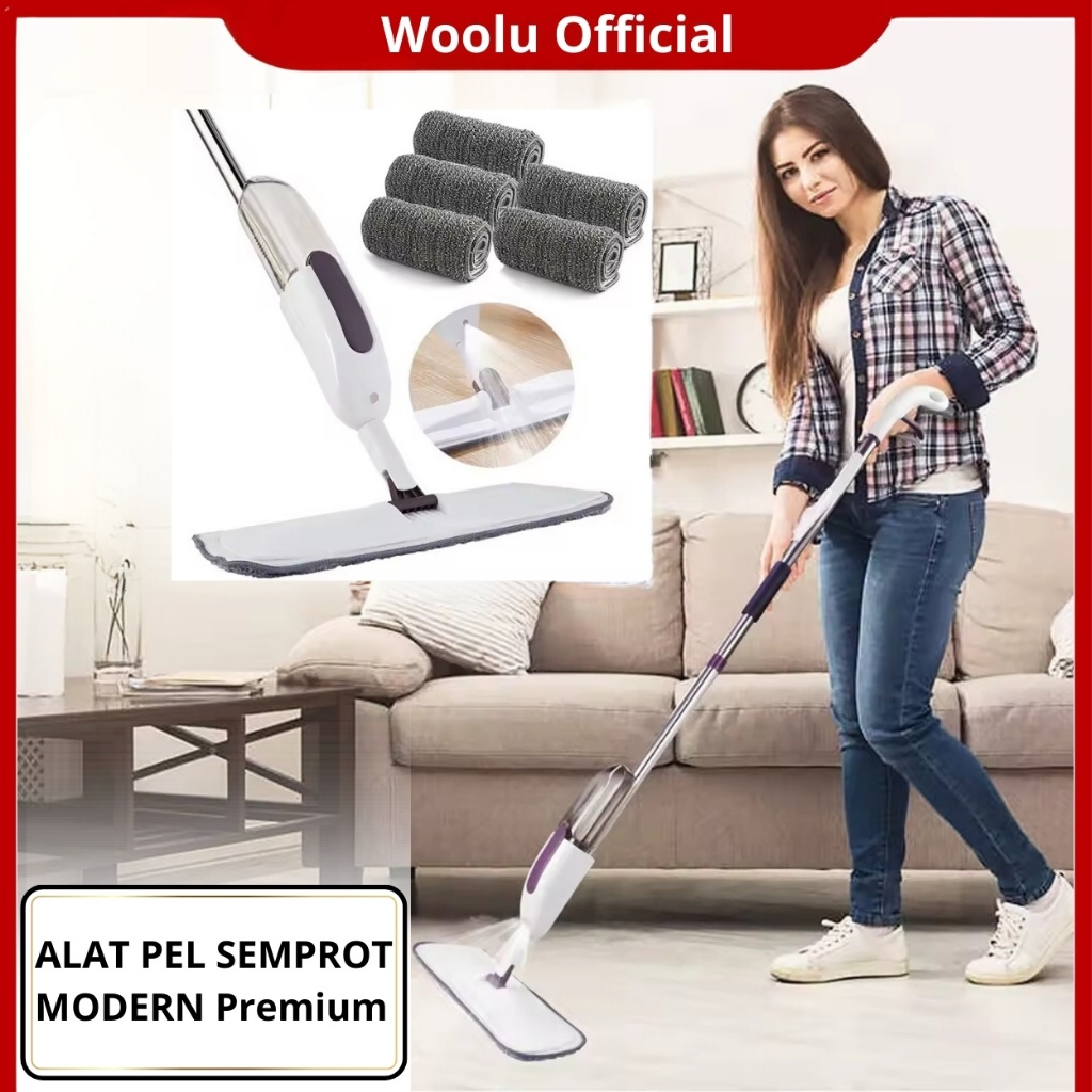 Jual Alat Pel Lantai Water Spray Mop Automatic Water Alat Pel Lantai ...