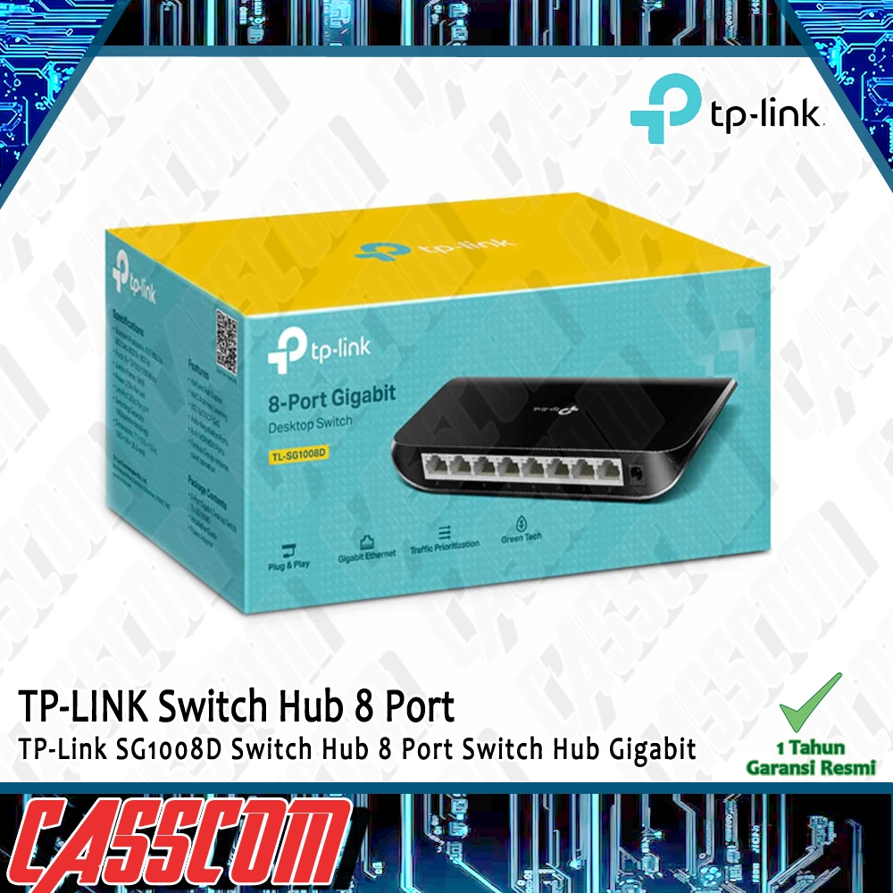 Jual TP-Link SG1008D Switch Hub 8 Port Gigabit / Switch Hub Gigabit 8 ...