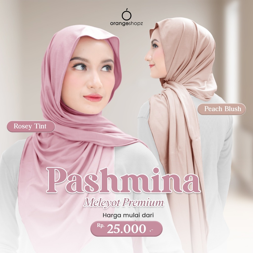 Jual Hijab Jilbab Pashmina Meleyot Premium | Shopee Indonesia