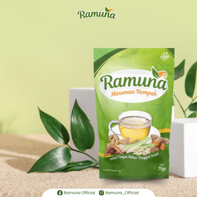 Jual Ramuna minuman rempah tradisional praktis isi 75gr Original ...