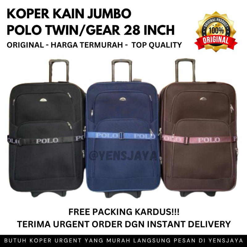 Jual [JUMBO] Koper POLO UKURAN 28 INCH - KOPER KAIN 28 INCH JUMBO ...