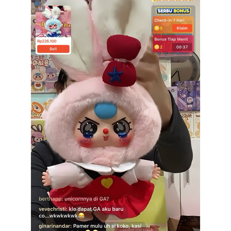 Jual Baby three macaroon pink | Shopee Indonesia