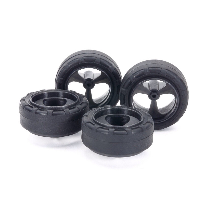 Jual 15541 TAMIYA SMALL DIA. LOW FRICTION NARROW TIRES (24mm) & CARBON ...