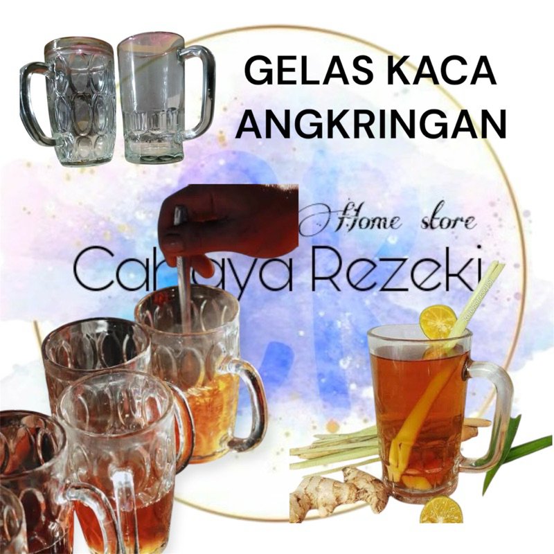 Jual Gelas Gocek Bir esteh / Gelas wedang Teh Jeruk | Shopee Indonesia