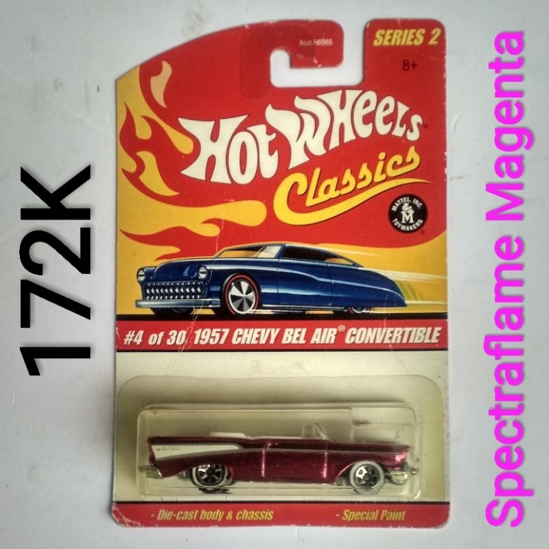 Jual Hot Wheels Classic Series 2 1957 Chevrolet Chevy Bel Air ...