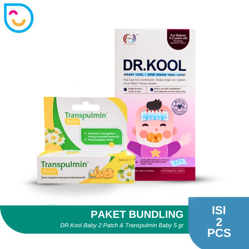Jual DR.KOOL Fever Baby [1x 2 Sachet] - Plester Demam Penurun Panas ...