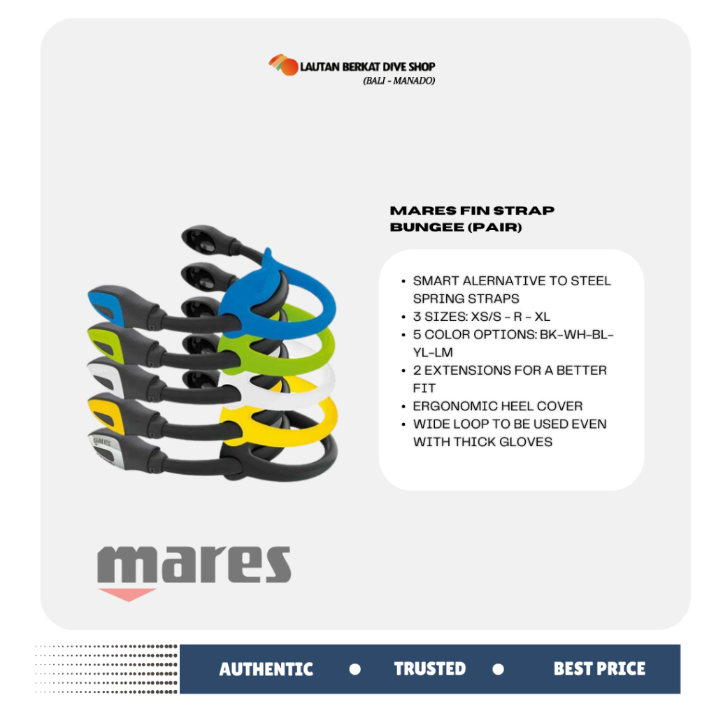 Jual FIN STRAP MARES BUNGEE (PAIR) | Shopee Indonesia
