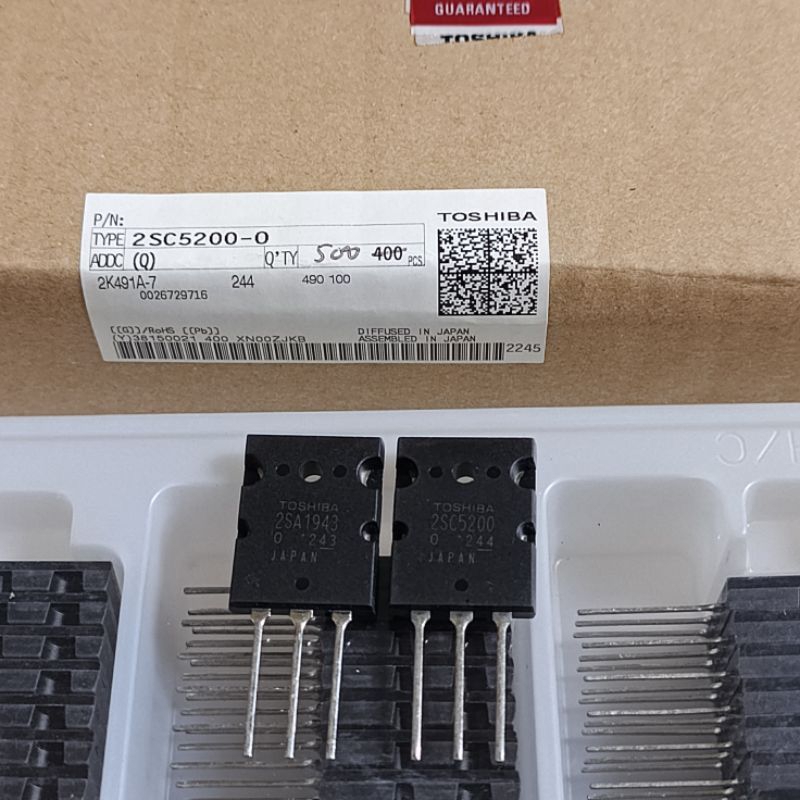 Jual Transistor Final TOSHIBA 2SA1943 2SC5200 | Shopee Indonesia
