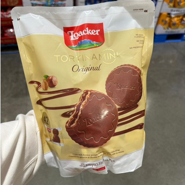 Jual loacker tortina mini share dark chocolate original import taiwan ...