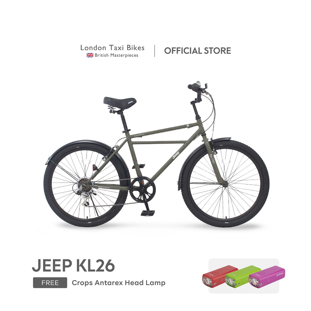 Jual Jefferys - Sepeda Dewasa JEEP KL 26 - Olive | Shopee Indonesia