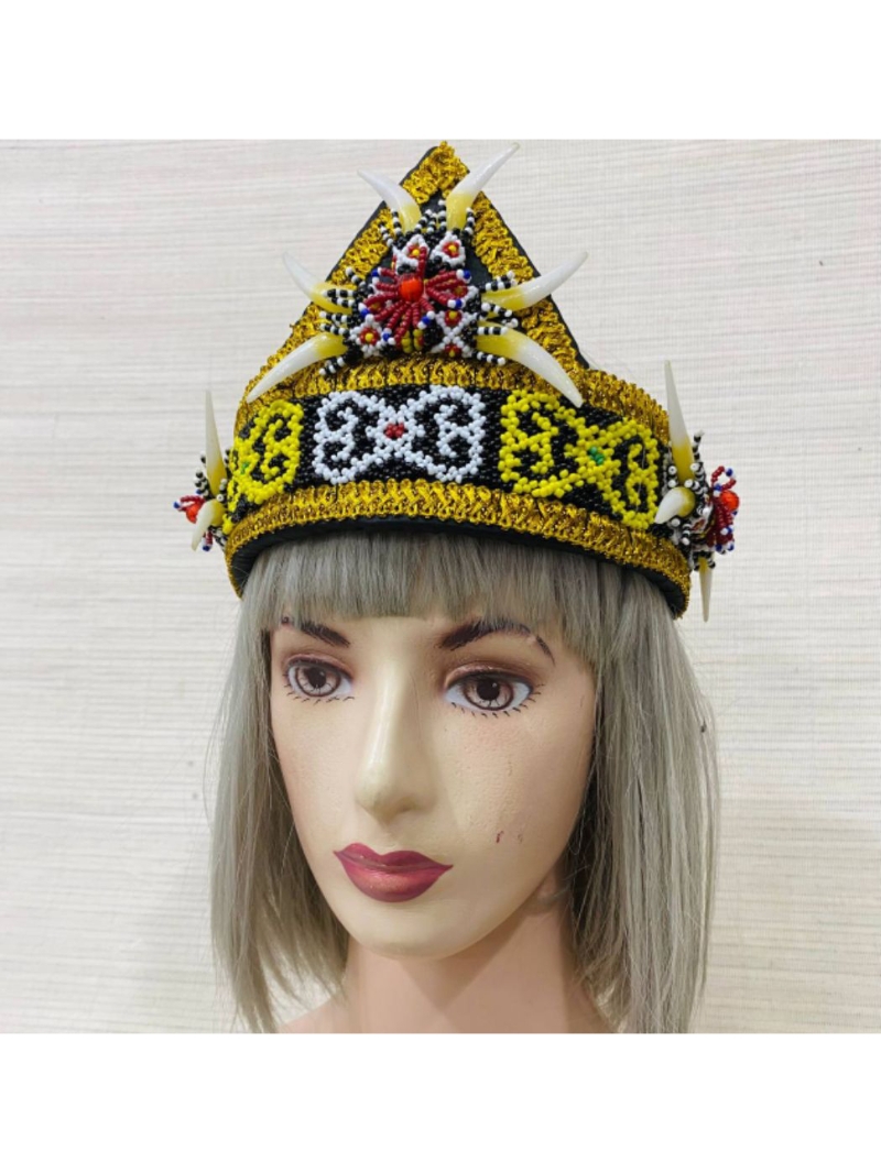 Jual TOPI MAHKOTA DAYAK - TOPI PEREMPUAN ADAT KHAS DAYAK | Shopee Indonesia