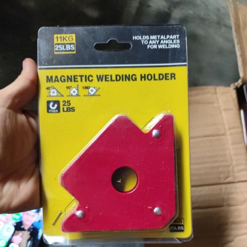 Jual siku magnet las 3" 25LBS 11kg magnetik welding holder | Shopee ...