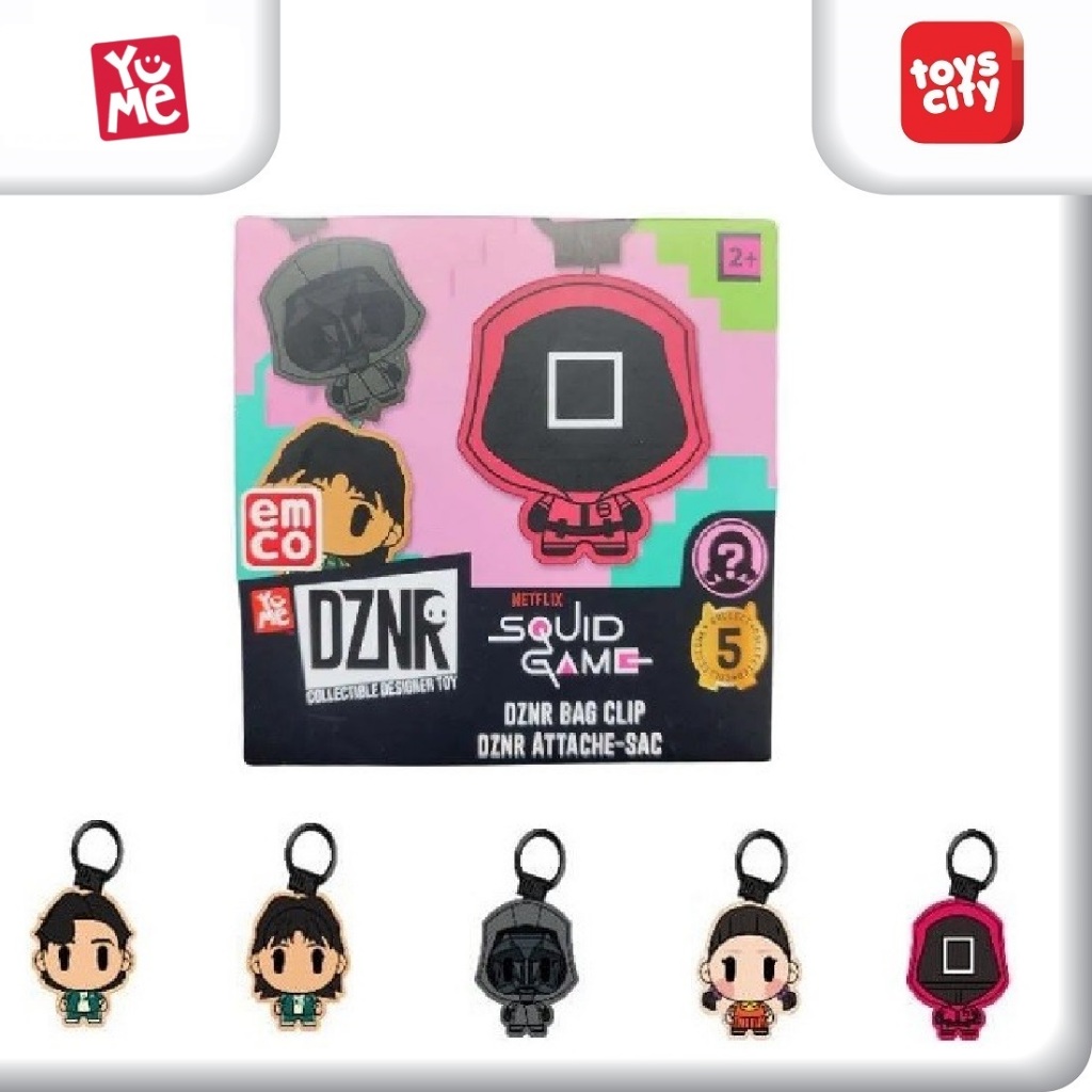 Jual Squid Game DNZR Bag Clip, 1 pcs Blind Box Random Character 5 to ...