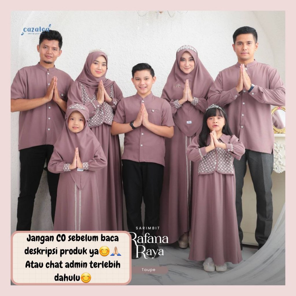 Jual Rafana raya by Cazalea sarimbit lebaran 2025 OPEN PRE ORDER (ready ...