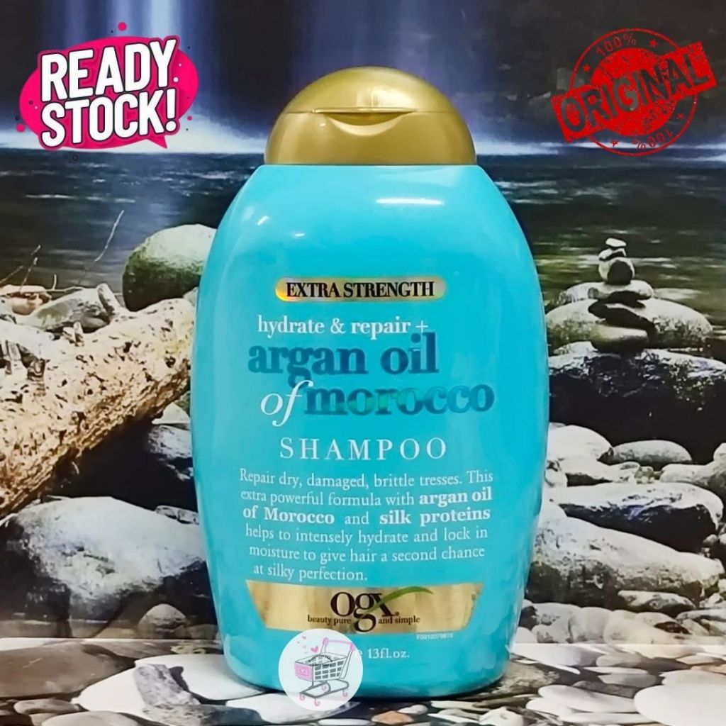 Jual (100% ORIGINAL) OGX - Extra Strength hydrate & repair + Argan Oil ...