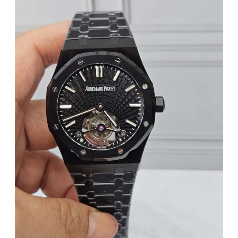 Jual Audemars Piquet Royal Oak Extra-Thin Tourbillon Black Dial Swiss ...