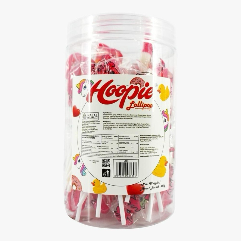 Jual PERMEN HOOPIE LOLLIPOP 450 gr ISI 30 PCS | Shopee Indonesia