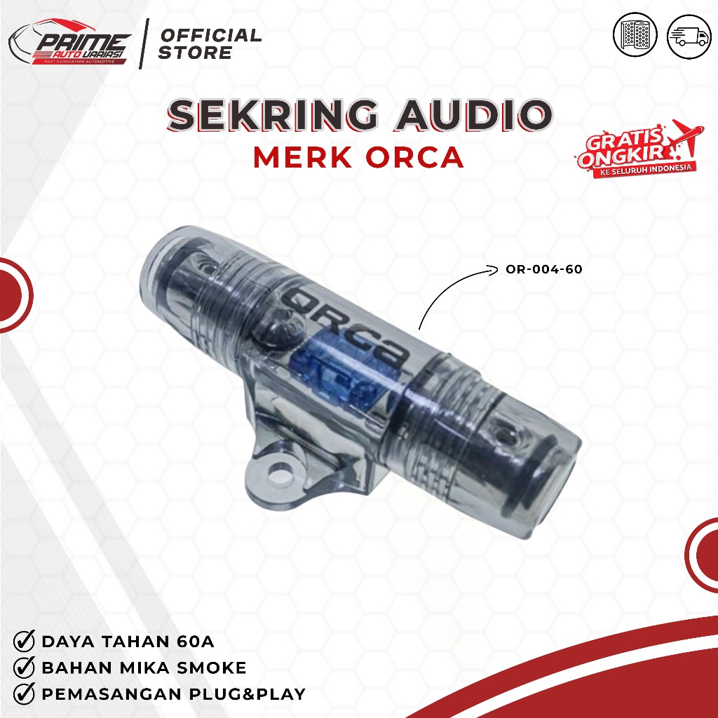Jual Sekring Audio Mobil 60A ORCA | Shopee Indonesia