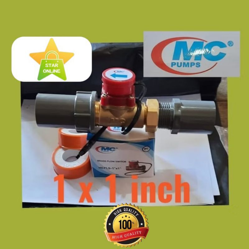 Jual Flow switch Mc Pump 1 x 1 inch otomatis pompa air booster pump pendorong york | Shopee ...