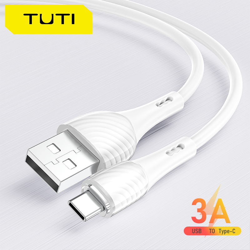 Jual TUTI Kabel Data USB to Type C 3.0A Fast Charging Pudding Series PD ...