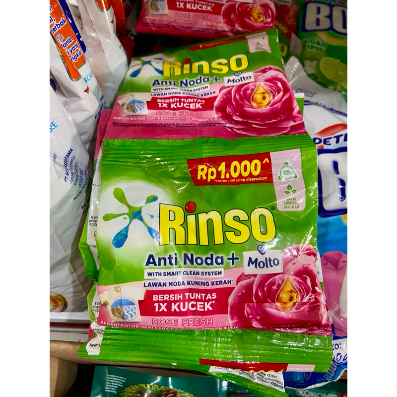 Jual Rinso sachet deterjen bubuk 6pc | Shopee Indonesia
