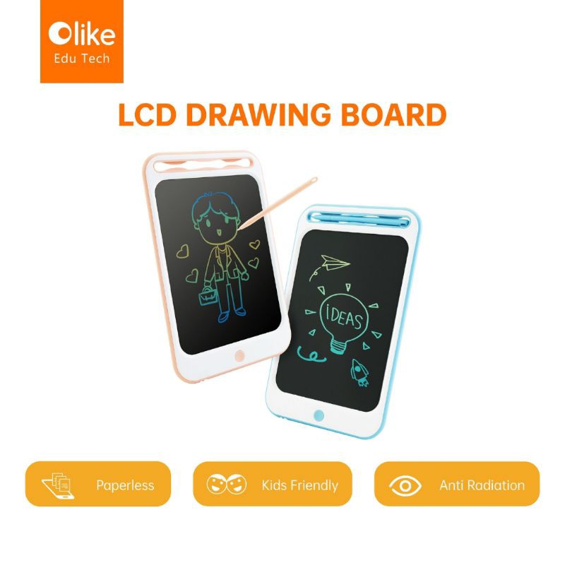 Jual GT - LCD DRAWING BOARD OLIKE 8,5 INCH PAPAN TULIS DIGITAL | Shopee ...