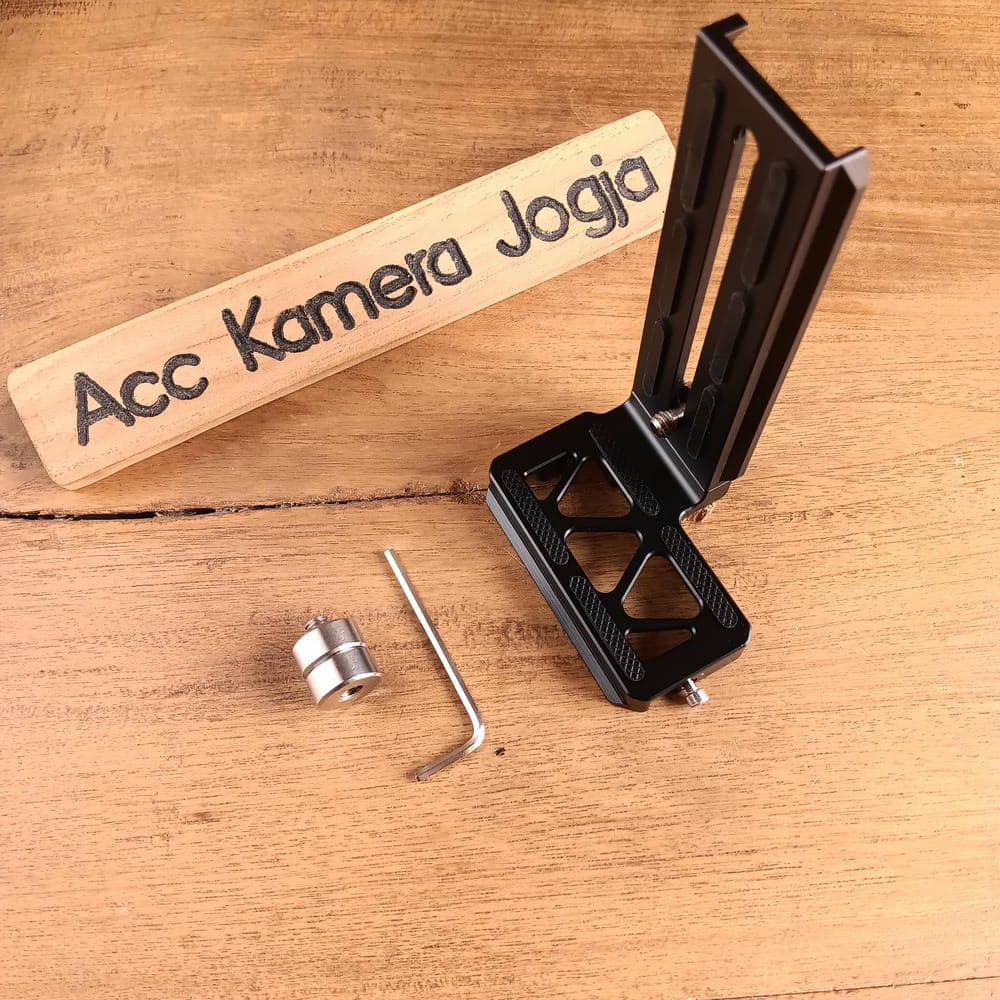 Jual L Plate Vertical Grip Quick Release Gimbal Stabilizer for Gimbal ...