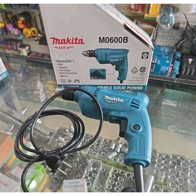 Jual Bor Makita m0600 10mm / mesin bor tangan bor listrik 10mm makita ...