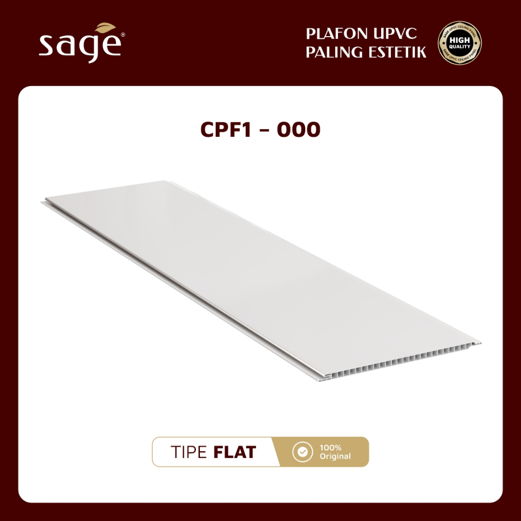 Jual SAGE - Plafon UPVC CPF1-000 dan CPT1-000 | Shopee Indonesia