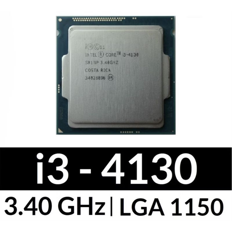 Jual PROCESSOR INTEL I3 4130 3.4GHZ GEN4 LGA 1150 | Shopee Indonesia
