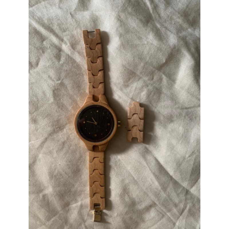 Jual Preloved jam tangan woodka unisex kinu classic maple | Shopee ...
