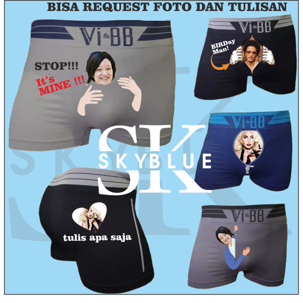 Jual BOXER CUSTOM ANTI SELINGKUH | CELANA DALAM UNIK SEHARI JADI ...