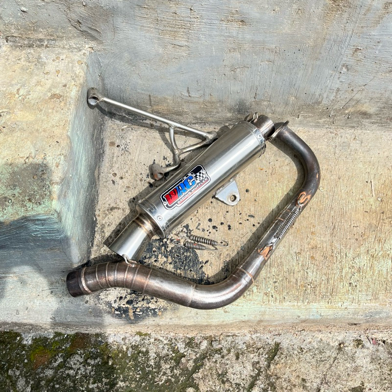 Jual (SECOND ORIGINAL) Knalpot WRC Racing type WR8 Thailand Style Honda ...