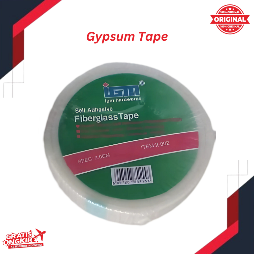 Jual LAKBAN GYPSUM 3cm 1 inci / ISOLASI GYPSUM 3 cm / Kasa Gypsum 1 ...