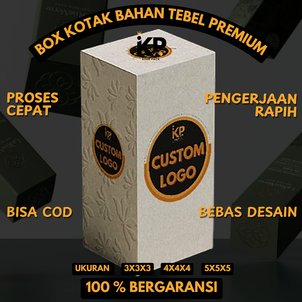 Jual Kotak Box Kardus Panjang Custom KEMASAN PUTIH POLOS ART CARTON ...