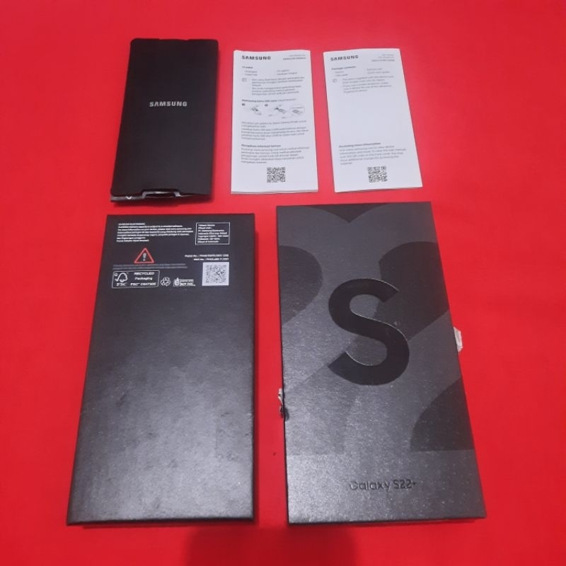 Jual dus box samsung galaxy s22+ plus phantom black original 100% ...