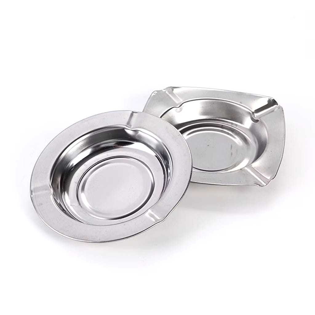 Jual FANSTORE_PKU / Asbak Rokok Stainless Bulat 12 Cm Mangkok Besi ...