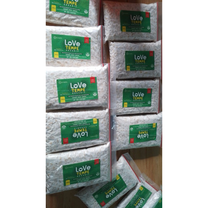 Jual Tempe Organik - Non GMO (1pack sekitar 330gr) | Shopee Indonesia