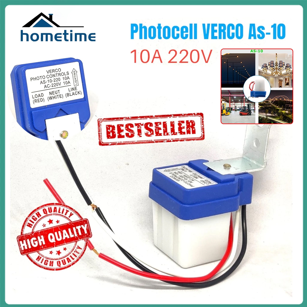 Jual Sensor Cahaya Lampu LED (AS-10 ) water proof photo cell sensor ...