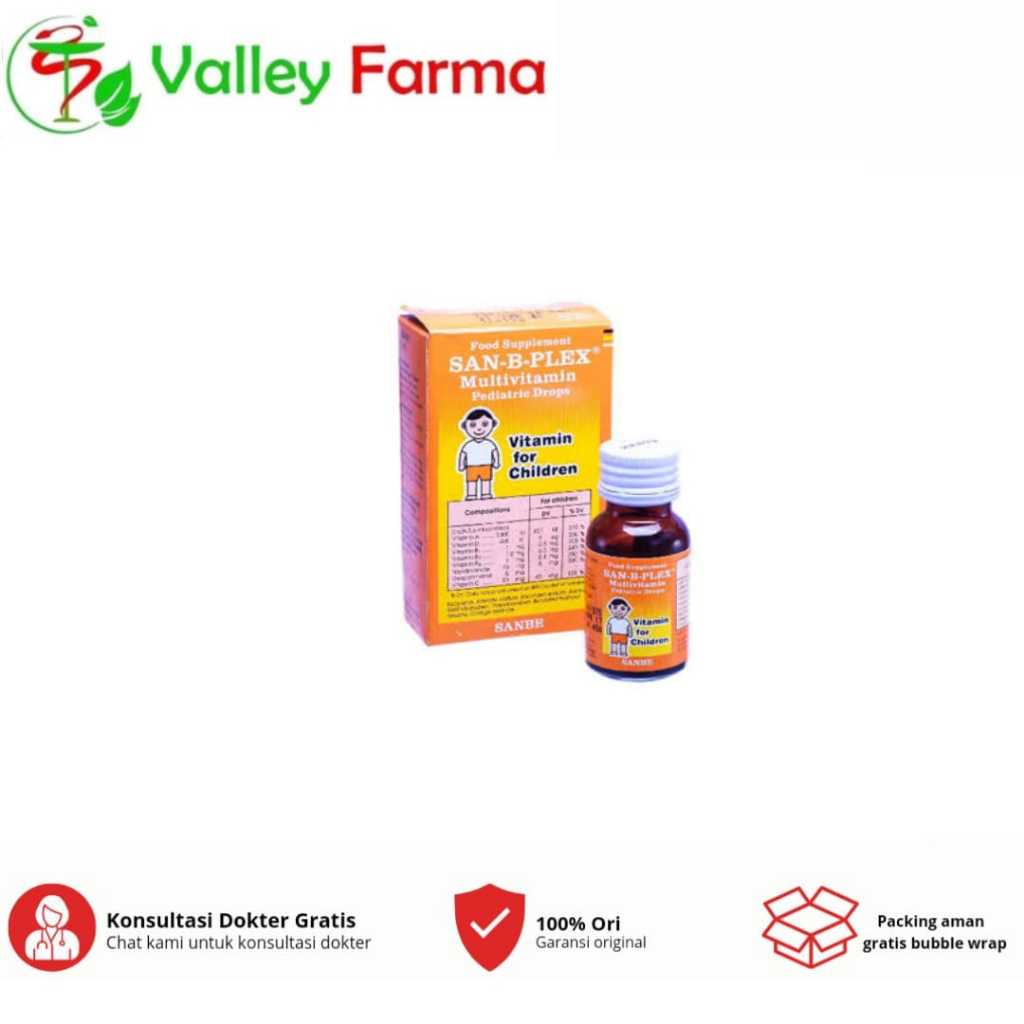 Jual San-B-Plex Drops Multivitamin Anak (15 ml) | Shopee Indonesia