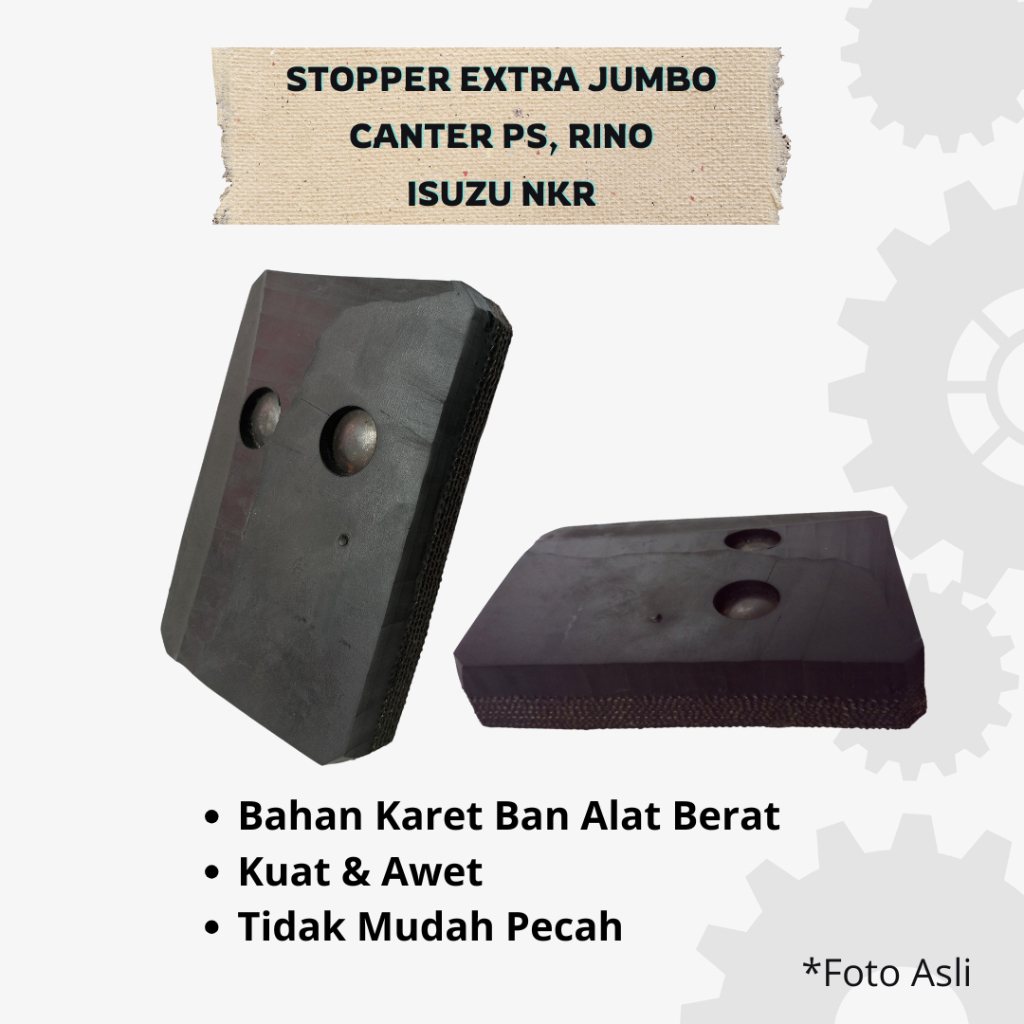 Jual Karet Bantalan Extra / Stopper Extra Canter, PS, Dyna, Dutro, NKR, Rino Harga satuan + Baut ...