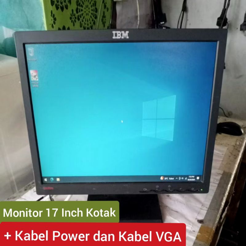 Jual LCD Monitor 17 inch Kotak / Monitor 17 Square Jernih | Shopee ...