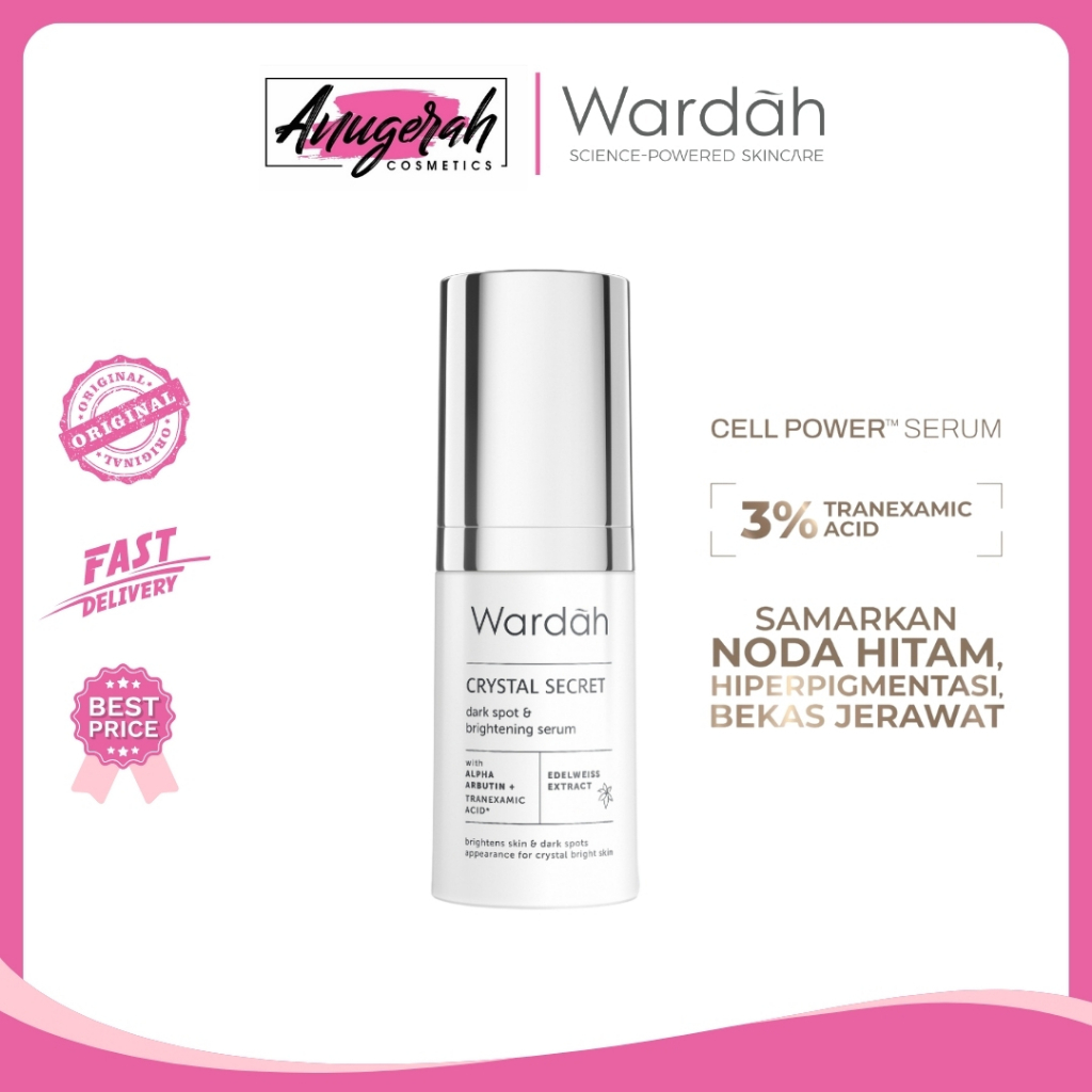 Jual Wardah 3% Tranexamic Acid+Alpha Arbutin Crystal Secret Dark Spot ...