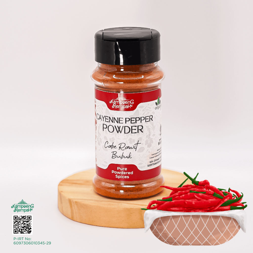 Jual Kampoeng Rempah | PURE CAYENNE PEPPER POWDER / Cabe rawit bubuk ...
