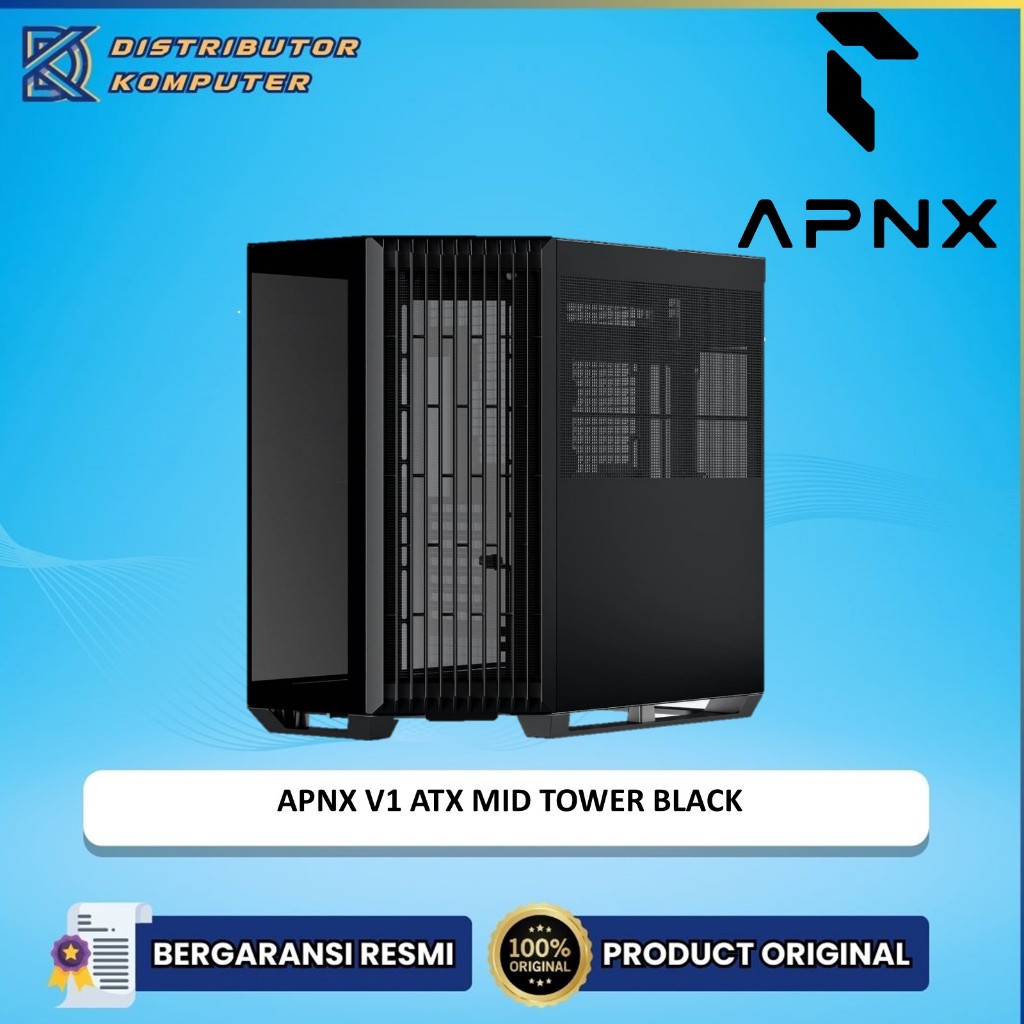 Jual APNX GAMING CASE V1 - ATX MID TOWER - BLACK | Shopee Indonesia