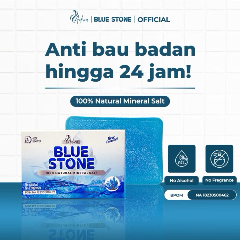 Jual BLUE STONE - Batu Deodorant Garam Mineral | Shopee Indonesia