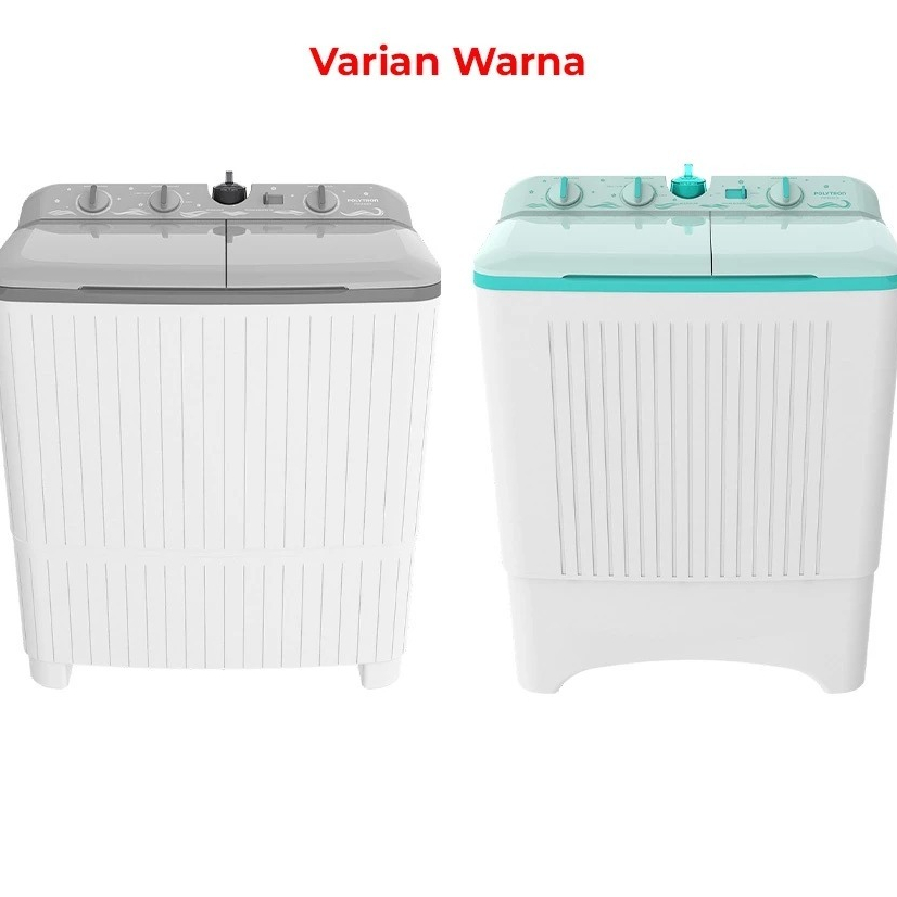 Jual MESIN CUCI 2 TABUNG POLYTRON PWM 7076 / 8076 / 9076 7KG, 8KG, 9KG ...