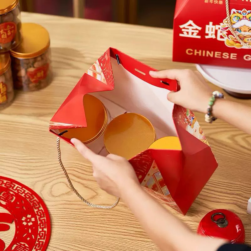 Jual NEW2026 (HANDBAG) Paper Bag Imlek tahun kuda - Tas hadiah hampers ...