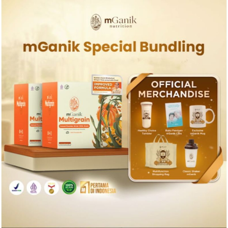 Jual Mganik Multigrain M Ganik Superfood 1 Box 20 sachet | Shopee Indonesia