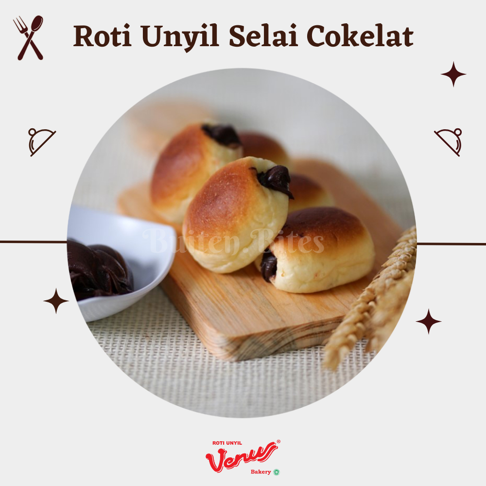 Jual BuitenBites / Roti unyil venus khas bogor rasa selai cokelat ...